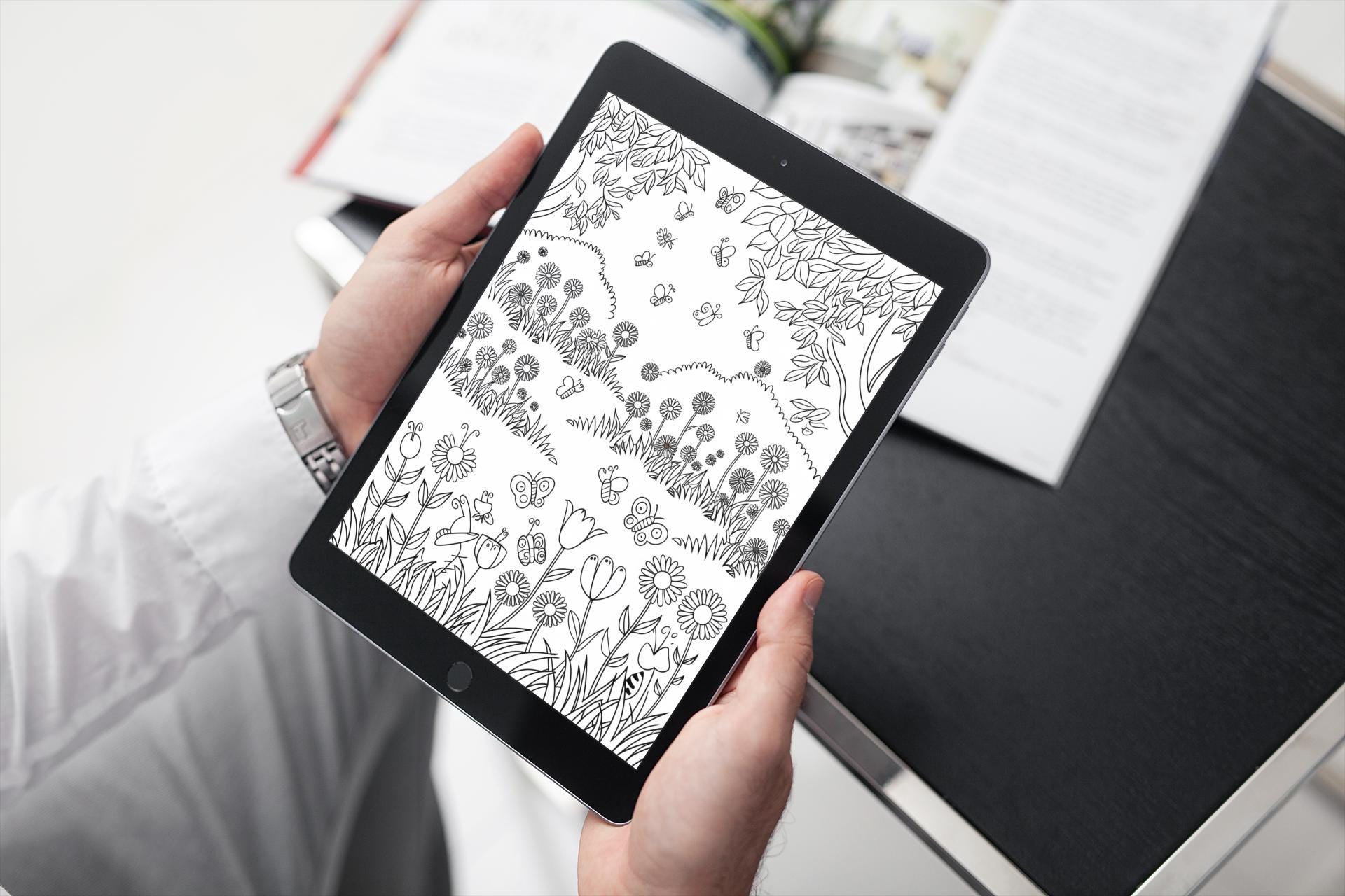 Sunny Days A Summer Adventure Coloring Book - Etsy