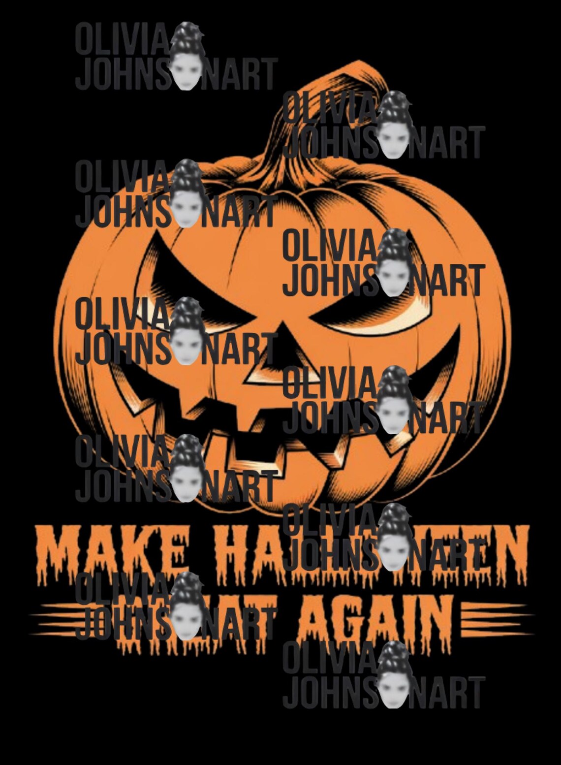 Make Halloween Great Again Shirt Design - Etsy