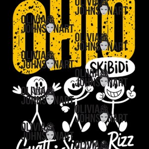Ohio Skibidi Gyatt Rizz Shirt Design - Etsy