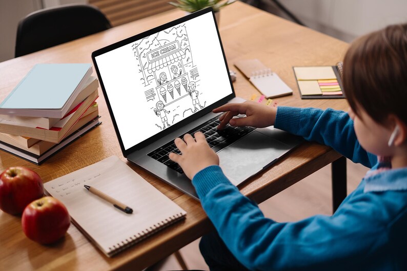 Sunny Days A Summer Adventure Coloring Book - Etsy