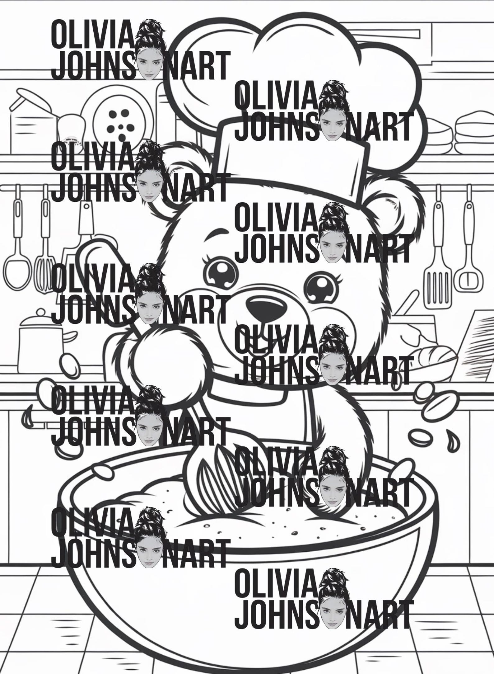 Sweet Bakery Adventures Coloring Book - Etsy