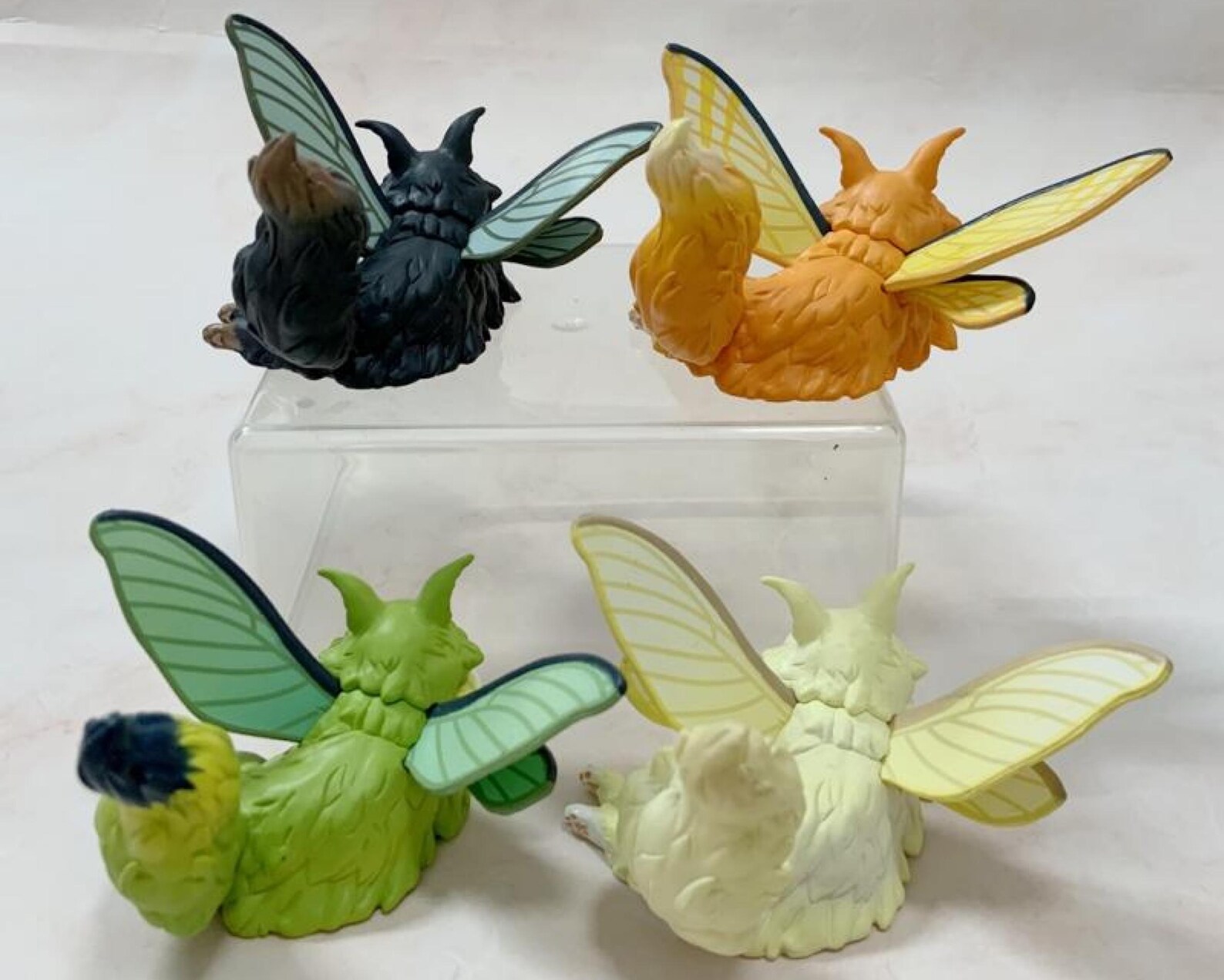 Butterfly Catsilkworm Moth Cat Statuette Sk Gashapon Assembling Toys ...