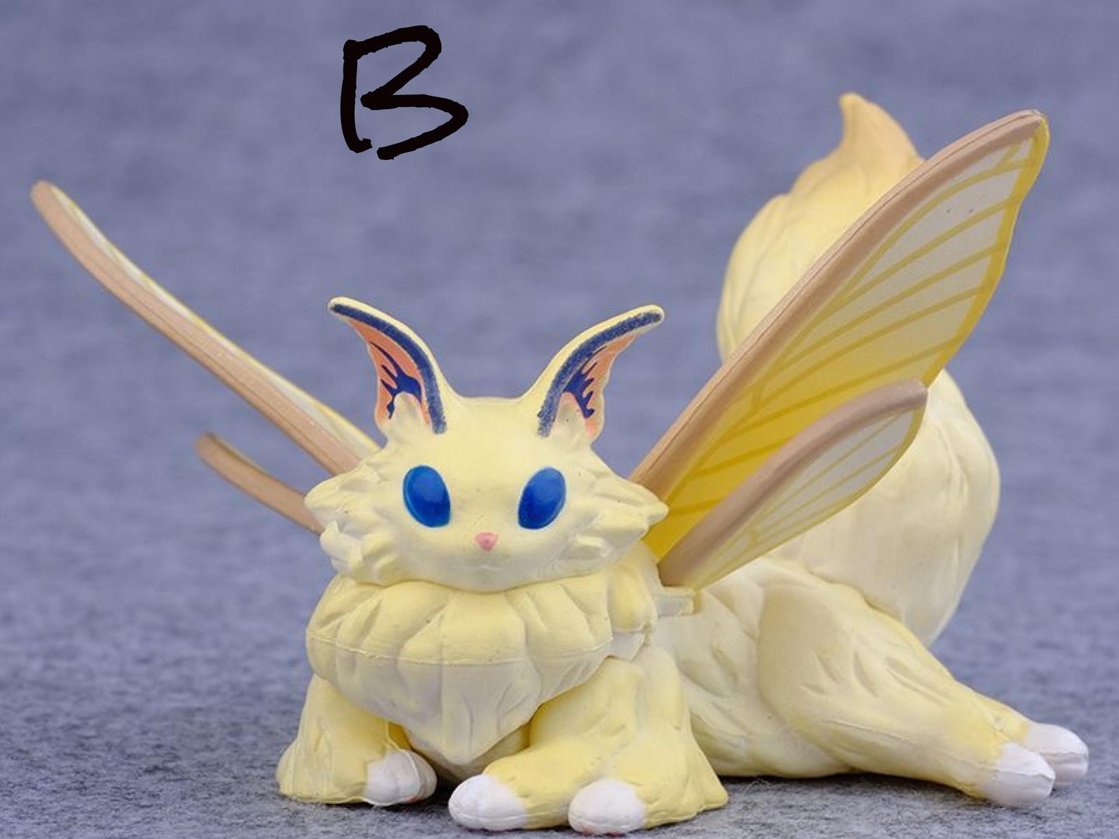 Butterfly Catsilkworm Moth Cat Statuette Sk Gashapon Assembling Toys ...