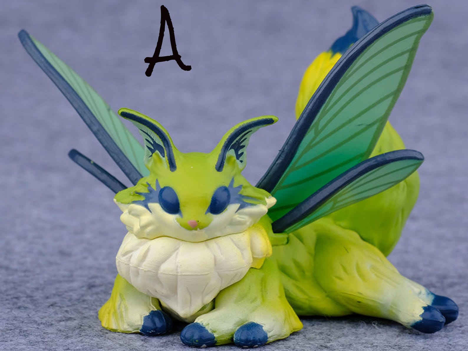 Butterfly Catsilkworm Moth Cat Statuette Sk Gashapon Assembling Toys ...