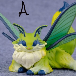 Butterfly Catsilkworm Moth Cat Statuette Sk Gashapon Assembling Toys ...