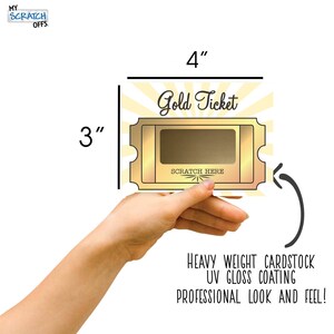 My Scratch Offs Gold Ticket DIY Make Your Own Scratch off Ticket Small ...