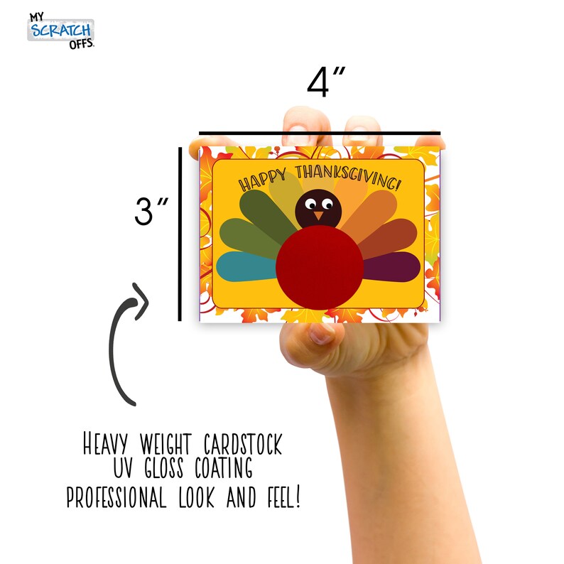 Thanksgiving Turkey Scratch off Game: Family Dinner Cards (26 Pack) - Etsy