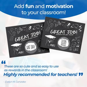 Teacher Reward DIY Make Your Own Scratch off Cards Classroom Rewards ...