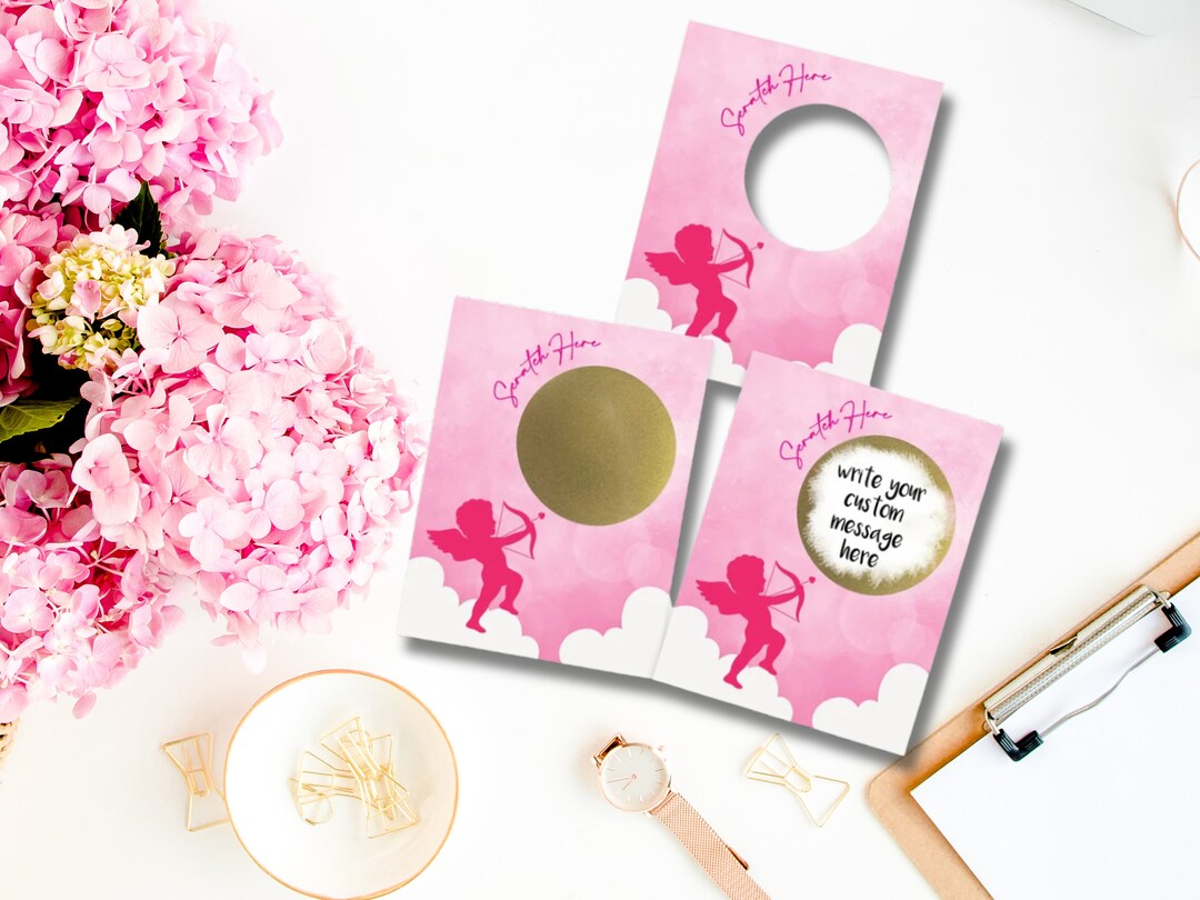 DIY Blank Scratch off Ticket Scratch Notes Kit of 20 Cards Great for Kids Valentines or Teacher ...