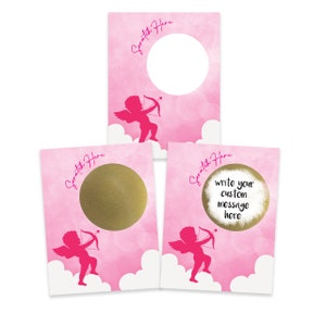 DIY Blank Scratch off Ticket Scratch Notes Kit of 20 Cards Great for Kids Valentines or Teacher ...