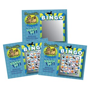 26 Pack Puppy Dog Scratch off Bingo Card Party Favors for Animal Lovers ...