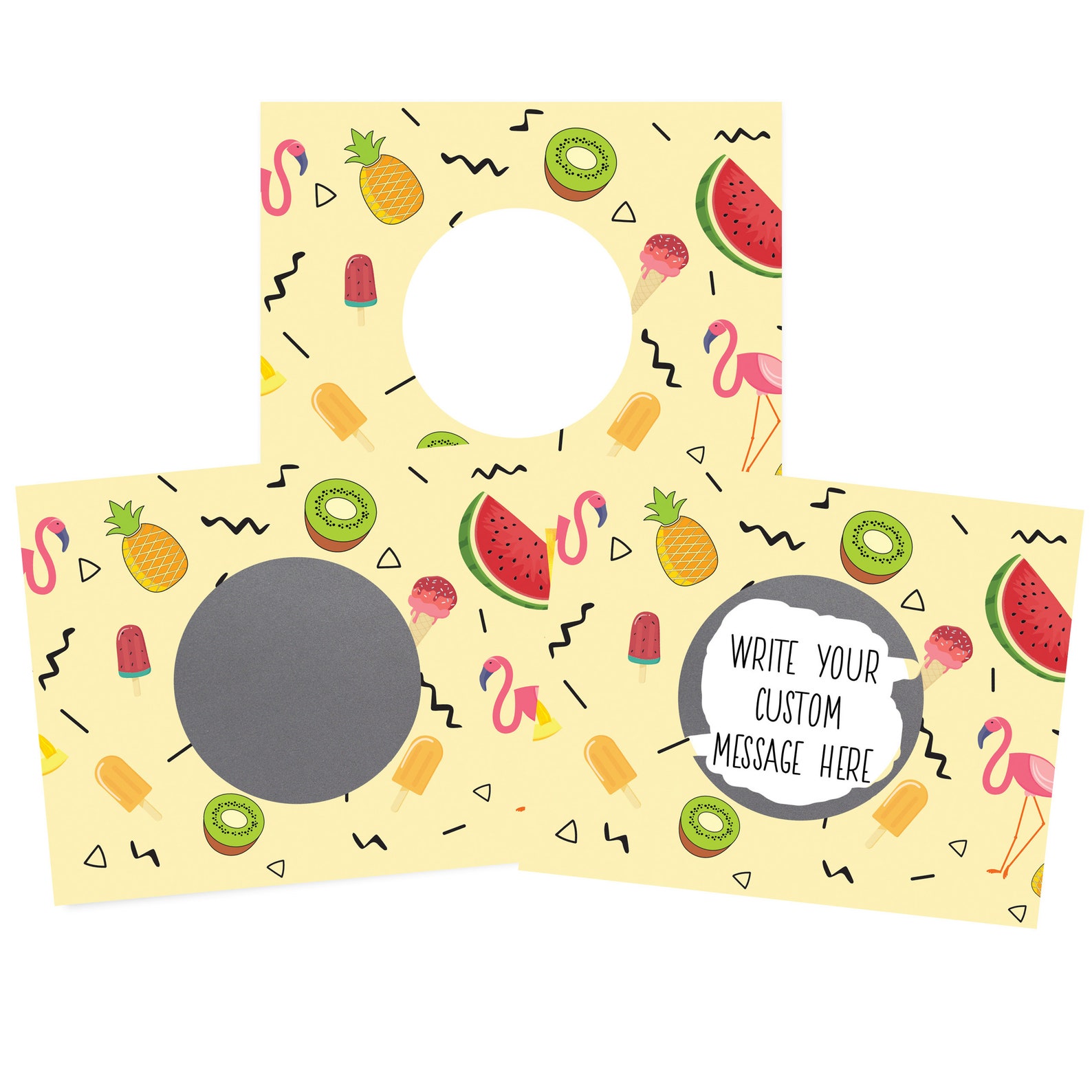 Summer Activity Fun Tropical Theme DIY Scratch off Tickets Kit - Etsy