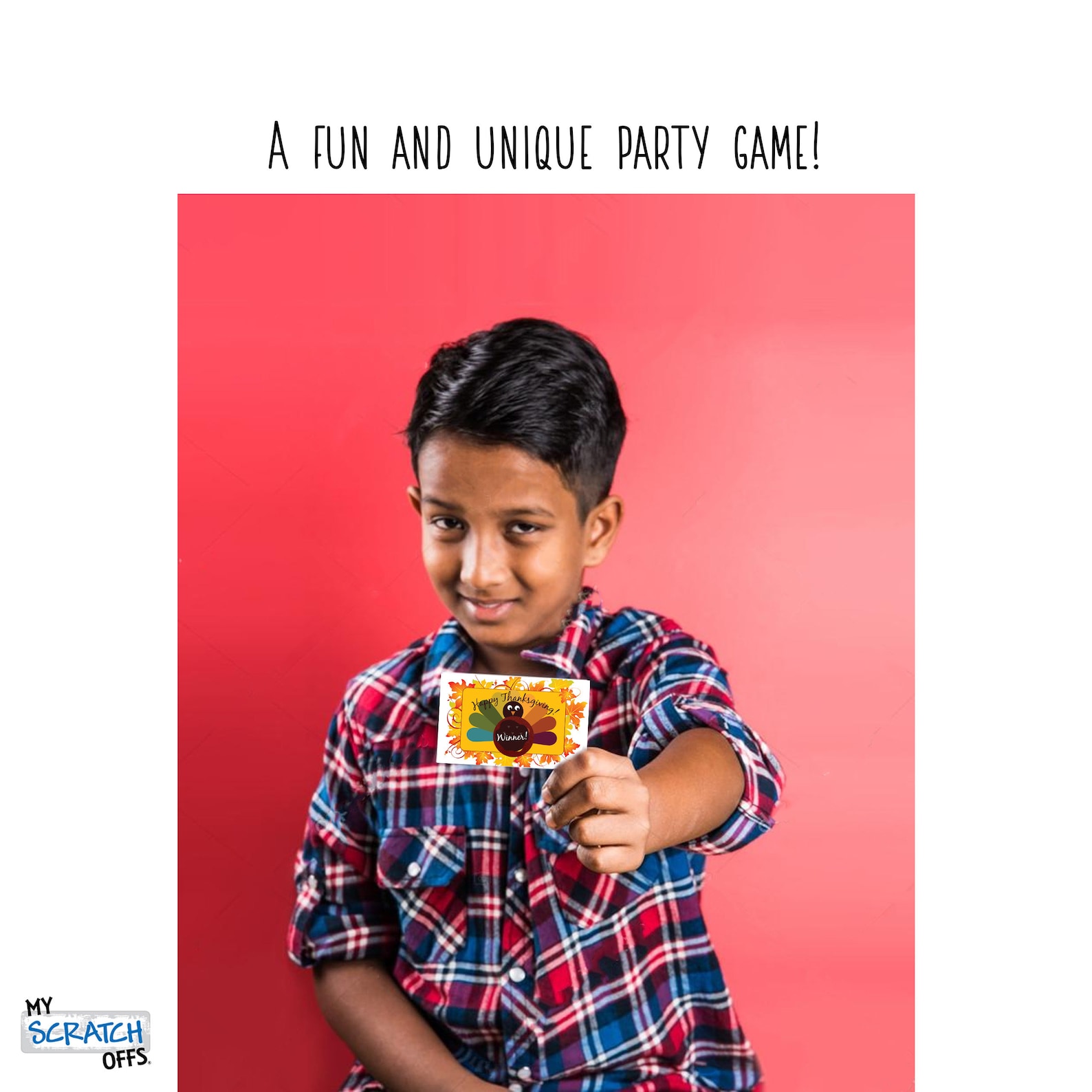 Thanksgiving Turkey Scratch off Game Cardfor Family Holiday - Etsy