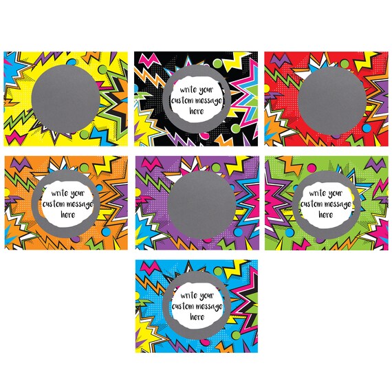 Scratch off Teachers Rewards Classroom Supplies DIY Make Your - Etsy