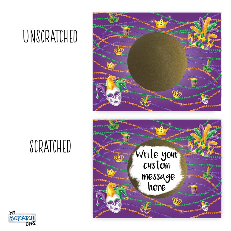 DIY Make Your Own Scratch off Ticket Scratchnotes Kit of 20 | Etsy