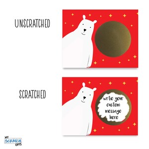 Christmas DIY Scratch off Ticket Scratch Notes 20 Cards Stickers for ...