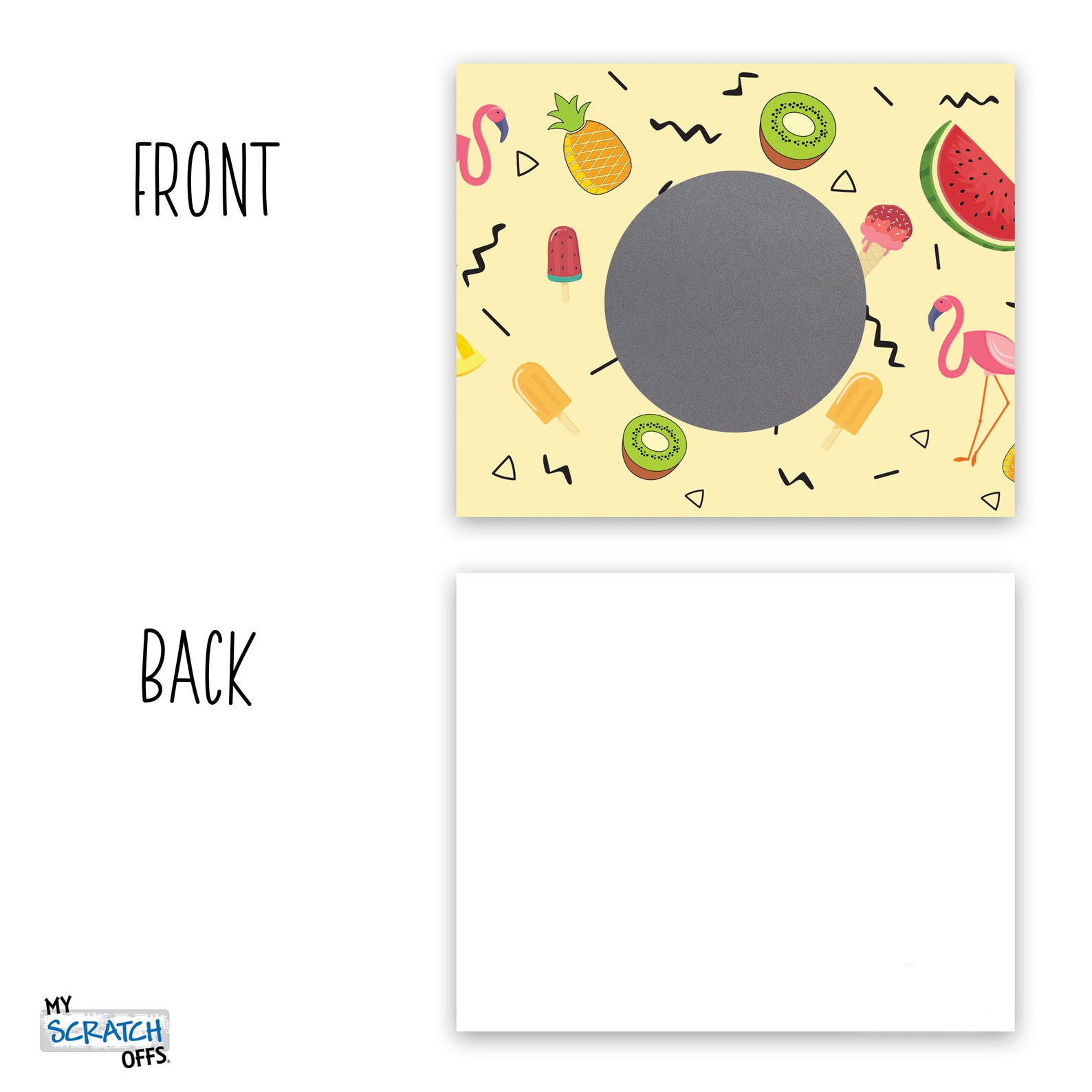 Summer Activity Fun Tropical Theme DIY Scratch off Tickets Kit - Etsy