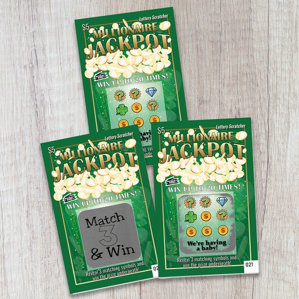 Fake Lottery Ticket - Etsy