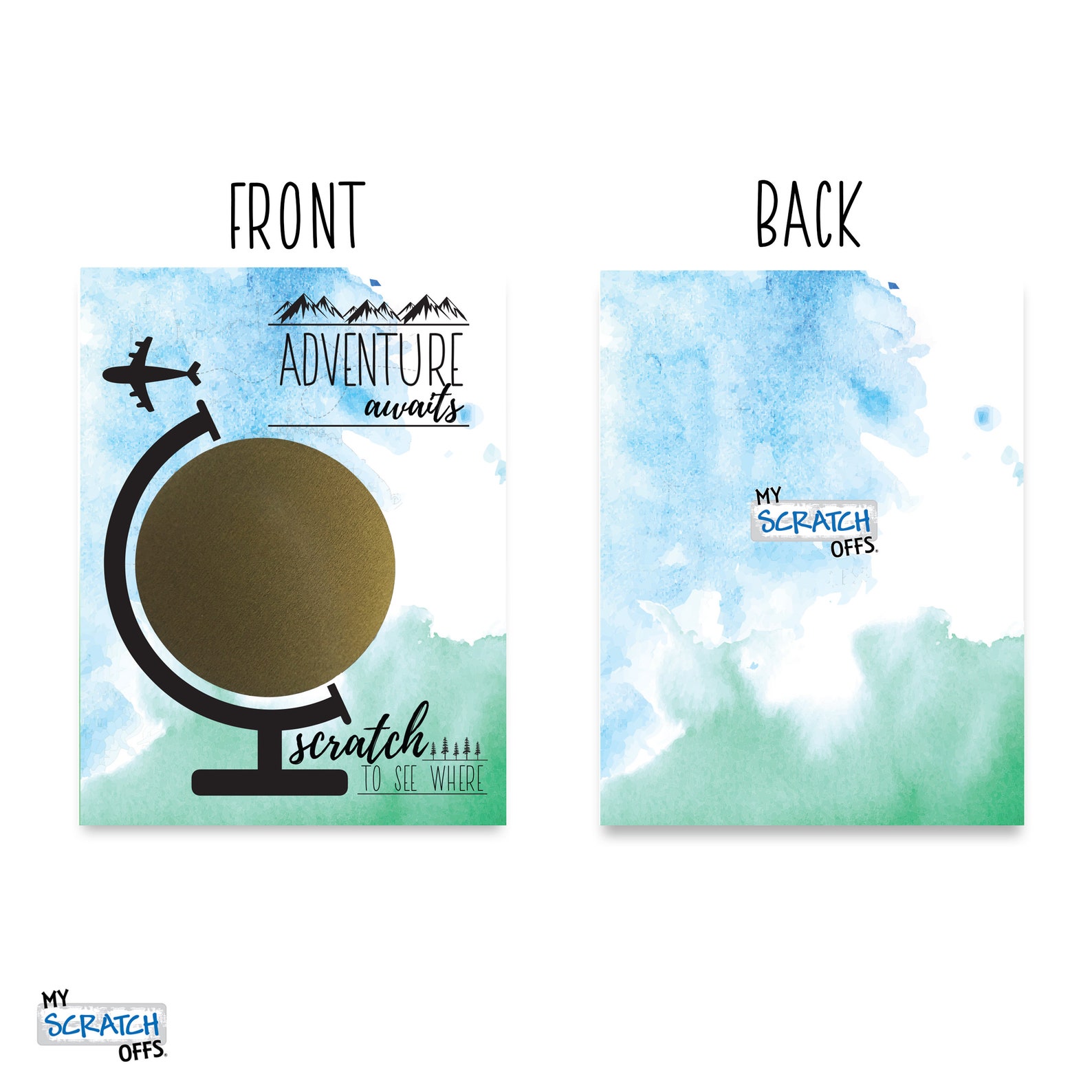 DIY Scratch off Ticket Kit: Adventure Awaits - 20 Cards - Etsy