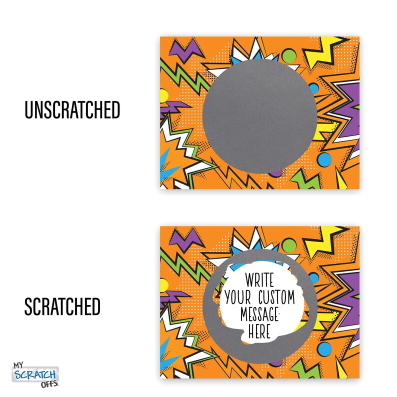 Halloween Scratch off Reward Cards: DIY Classroom Incentive, Zig Zag ...