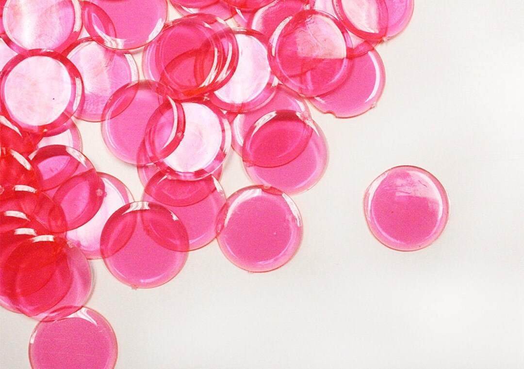 Pink Translucent Scratch off Chips – Business Promotion, 25 Count - Etsy