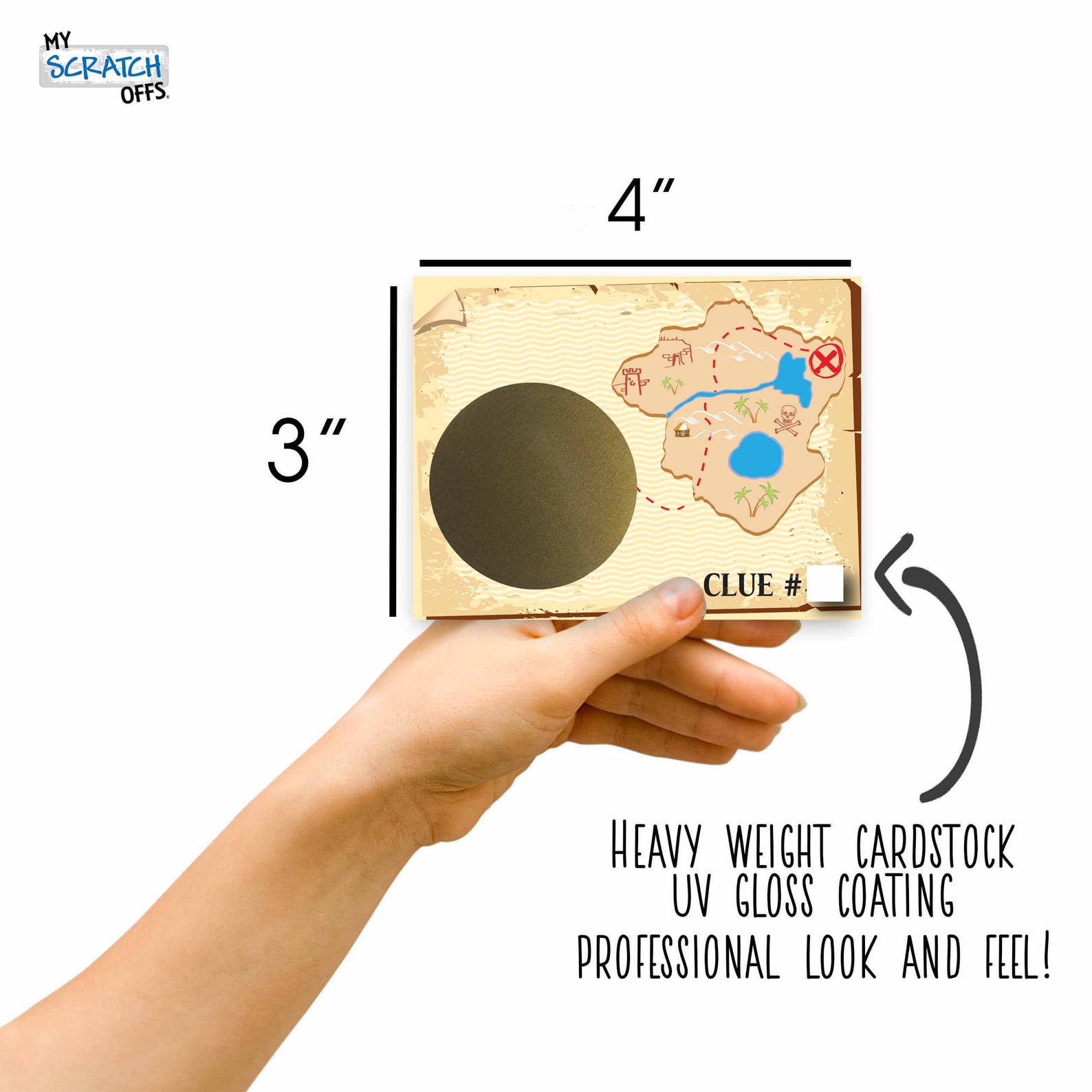 Treasure Map Scavenger Hunt DIY Make Your Own Scratch off - Etsy