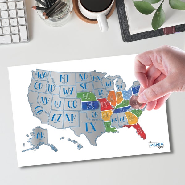 Scratch off World Map - Etsy