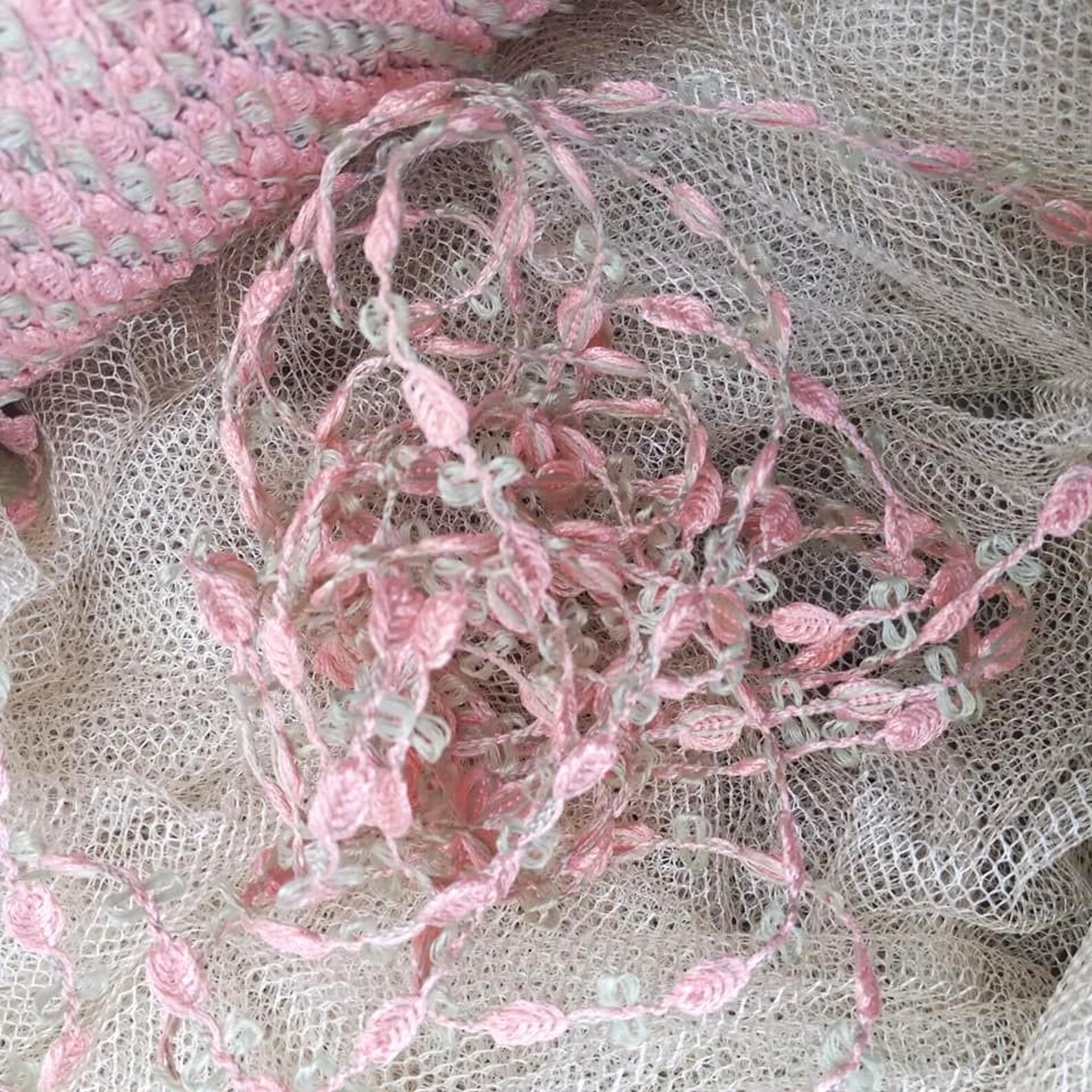 Vintage 1950's French Rococo Rayon Trim 1/4 Inch Pink - Etsy