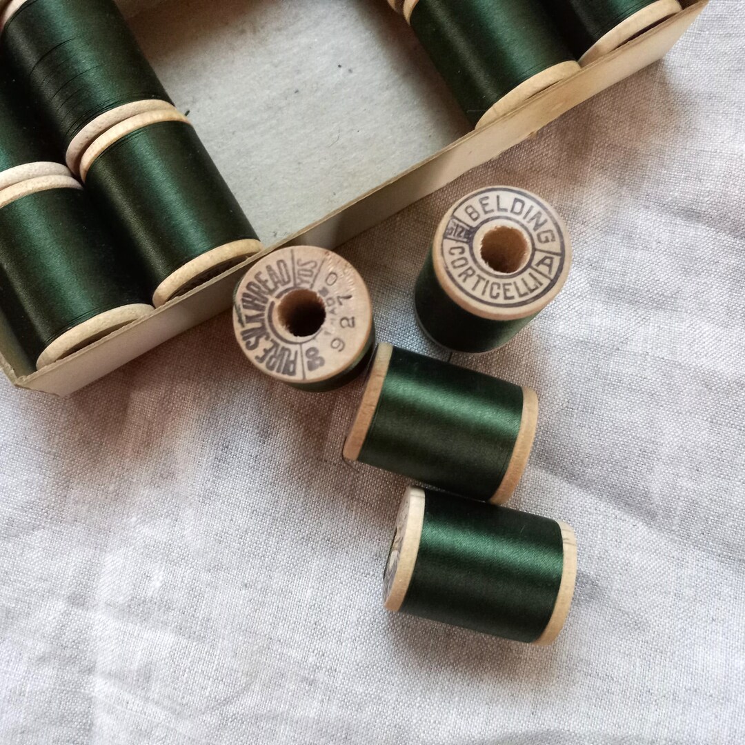Antique 1930's Corticelli Pure Silk Hand Sewing Embroidery Thread 50 Yd ...