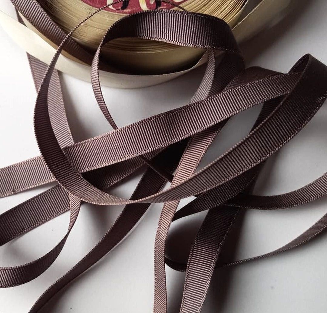 Vintage 1930's-40's French Silk Faille Grosgrain Ribbon Milliners Stock ...