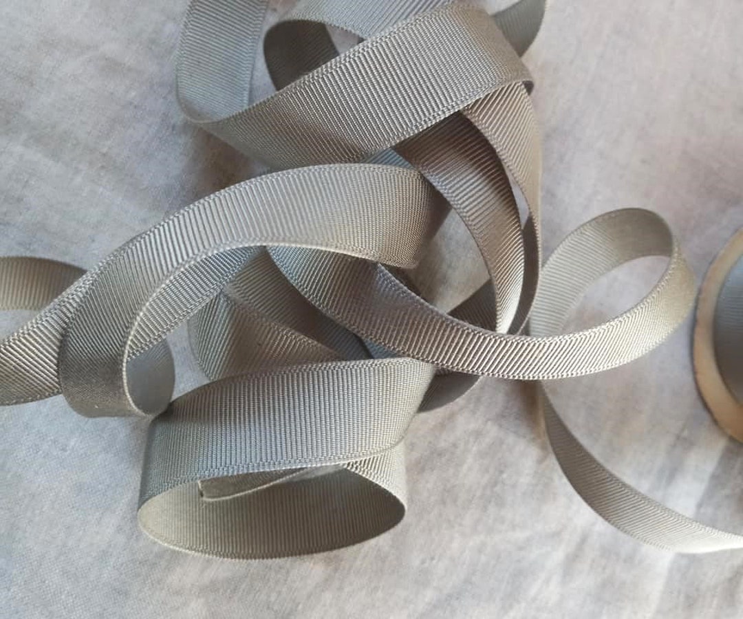 Vintage 1930's-40's French Grosgrain Ribbon 11/16 Gray - Etsy