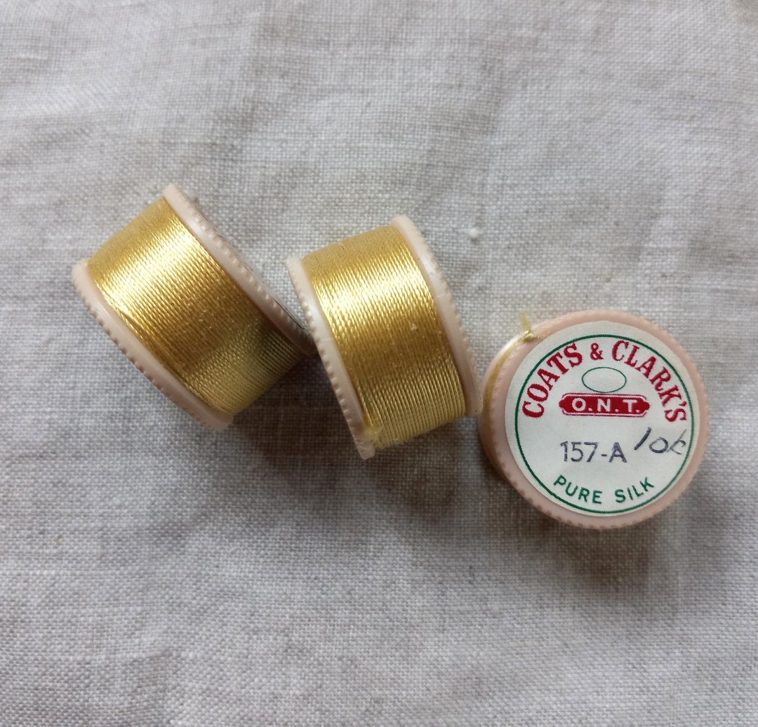 Antique 1930's-40's Coats Pure Silk Twist Embroidery Buttonhole Silk 10 ...