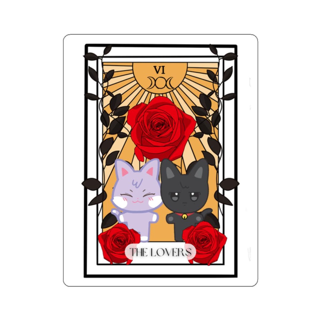 Ateez Aniteez Tarot Card the Lovers Wooyoung, Wooyonyang, San, Sandeoki ...