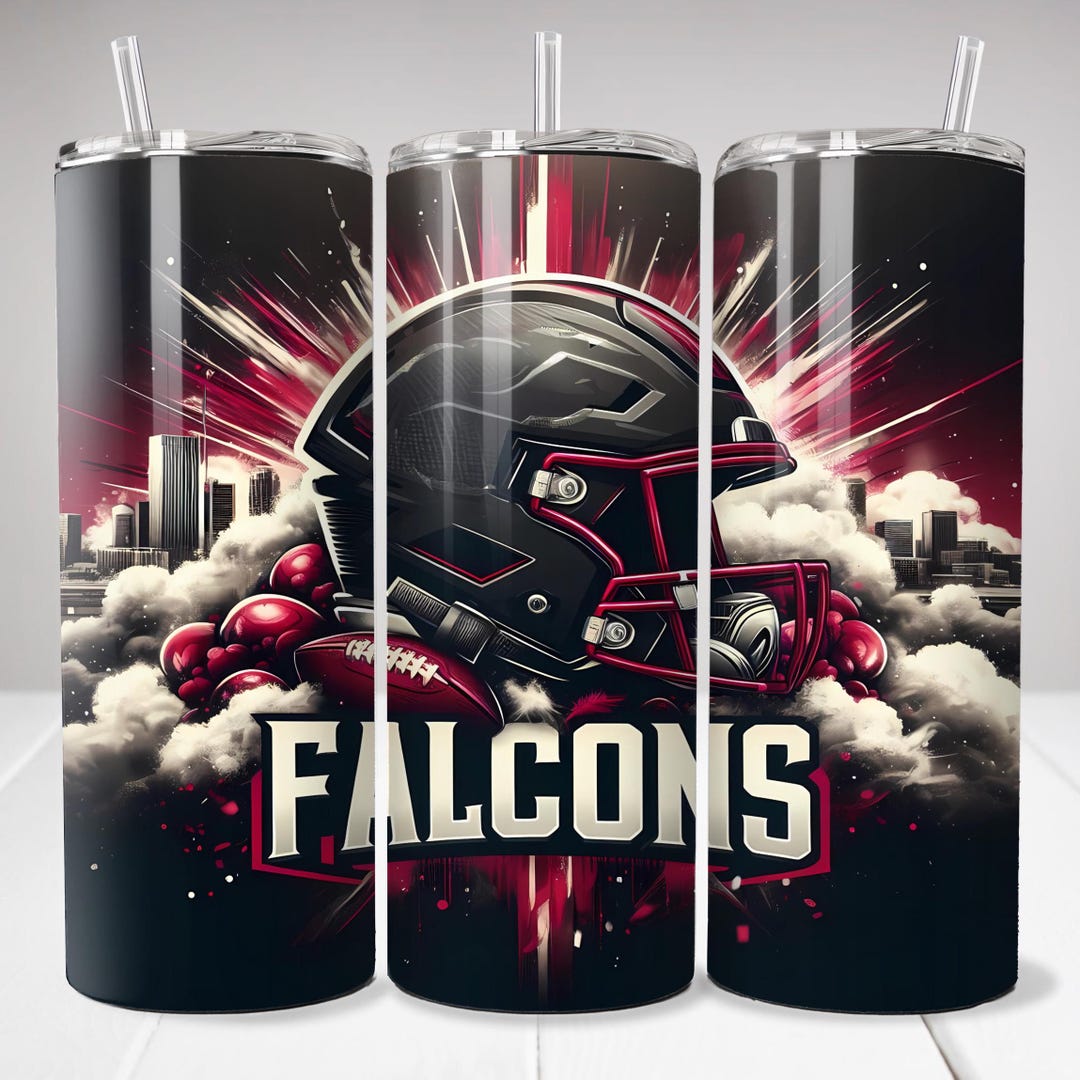 Falcon 20oz Skinny Tumbler Wrap PNG, Sport 20oz Tumbler PNG, Mascot ...
