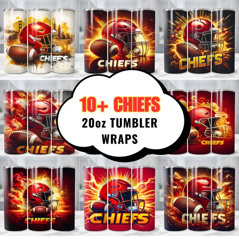 Kansas City Chiefs Sublimation Designs - Etsy