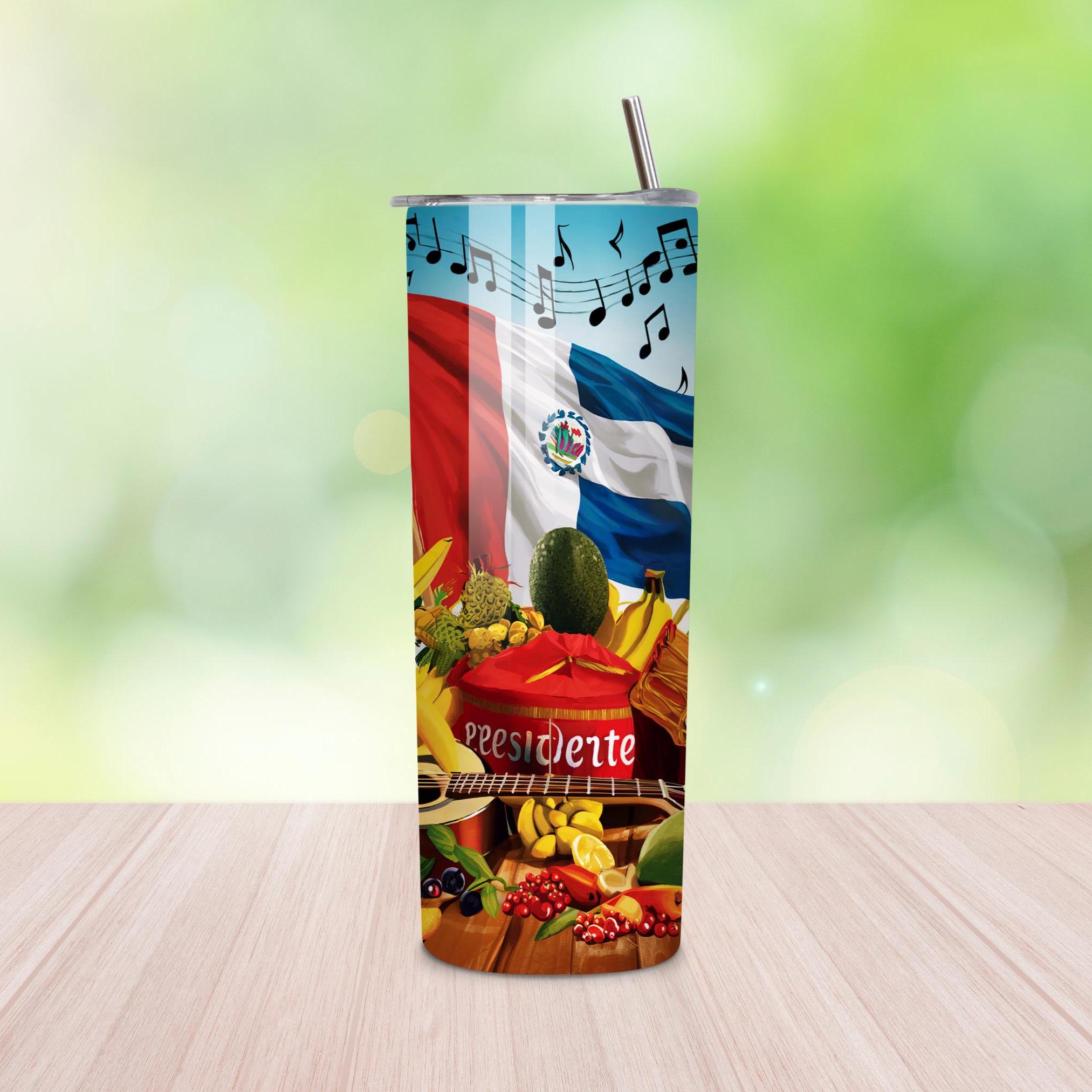 Dominican Republic Flag Tumbler Wrap 20oz, Dominican Png, Dominican ...