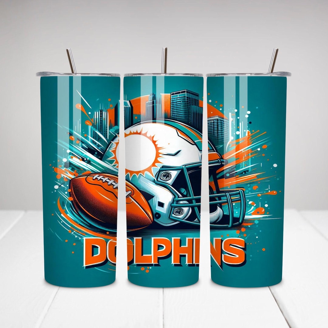 Dolphin 20oz Skinny Tumbler Wrap PNG, Sport 20oz Tumbler PNG, Mascot ...