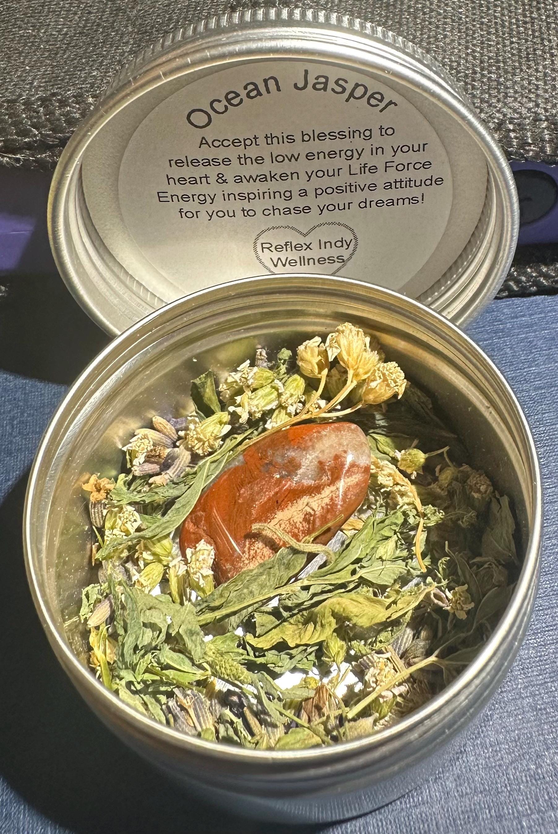Divine Blessing Prayer Rock Gem Stone & Sage Smudging Flora Kit - Etsy