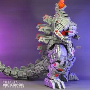 3D Printed Mecha Godzilla Figure: 41cm Articulated Sci-fi Collectible ...