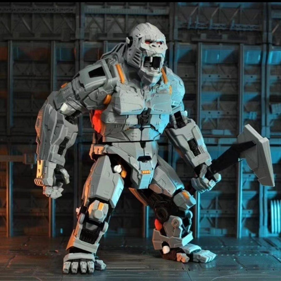 Articulated Mecha King Kong 3D Printed Model Godzilla Mechanic Kong ...