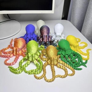 Large 3D Printed Octopus 32 Cm Long Party Favor or Unique Gift - Etsy