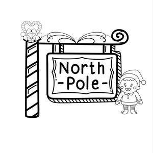 CHRISTMAS COLORING WORKSHEETS - Etsy