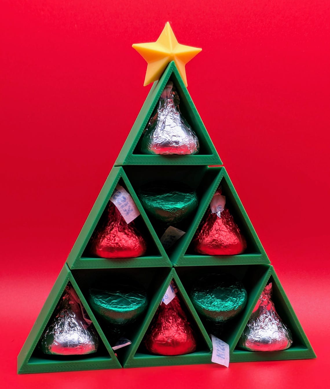 Hershey Kiss Christmas Tree 3d Print File 3MF/STL Stocking Stuffer Gift ...