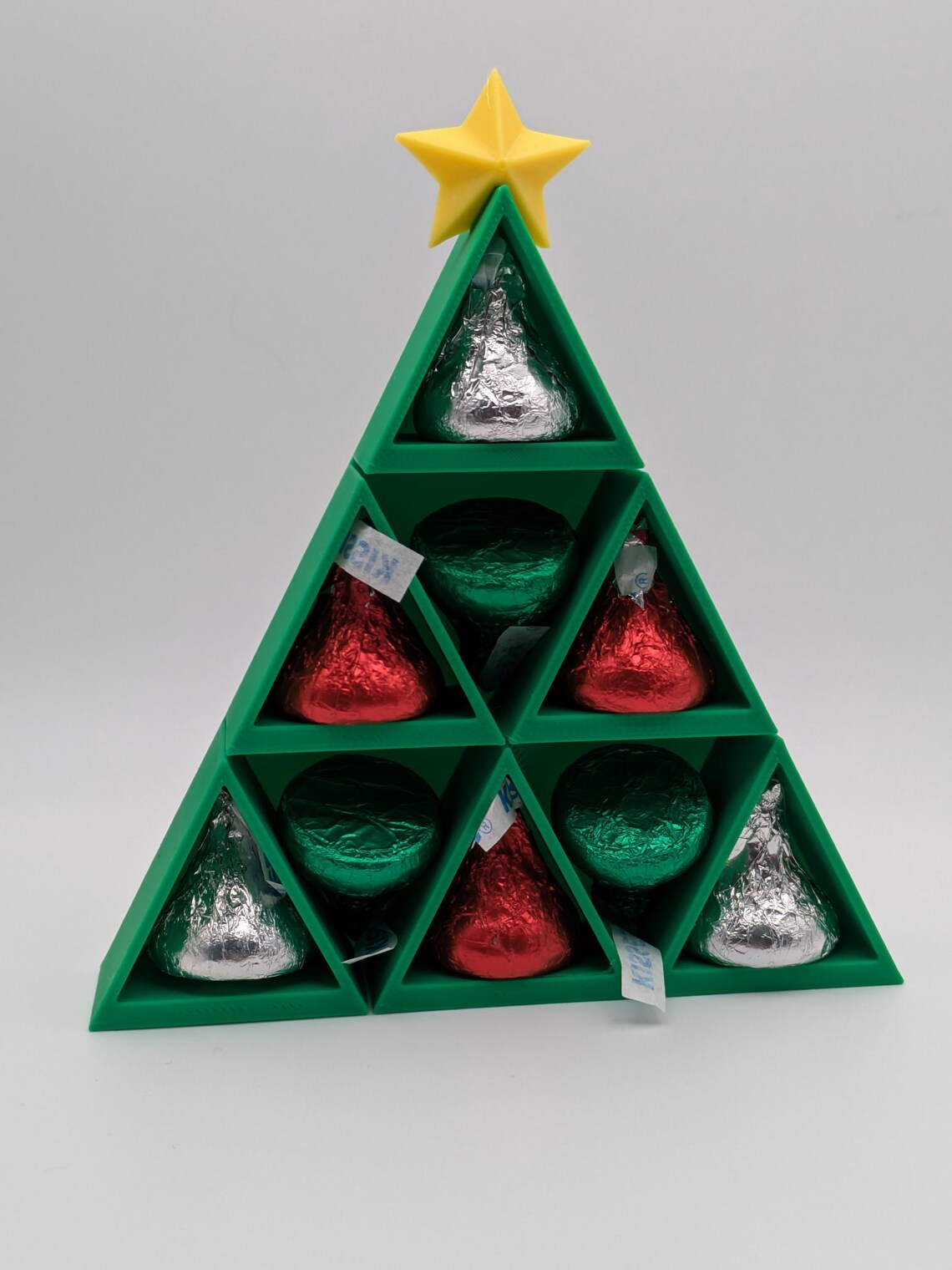 Hershey Kiss Christmas Tree 3d Print File 3MF/STL Stocking Stuffer Gift ...