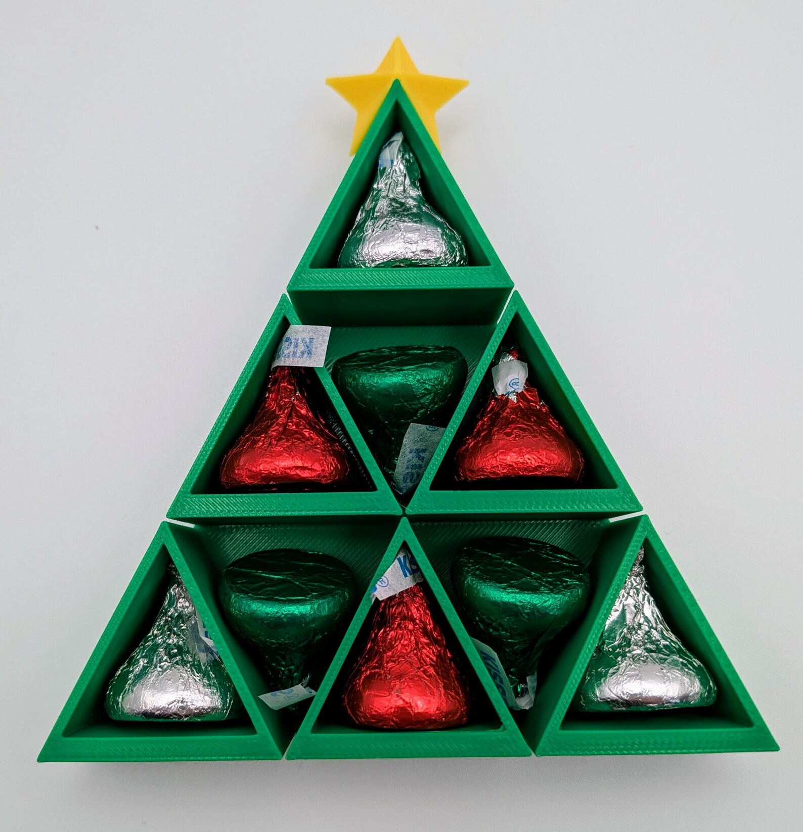 Hershey Kiss Christmas Tree 3d Print File 3MF/STL Stocking Stuffer Gift ...