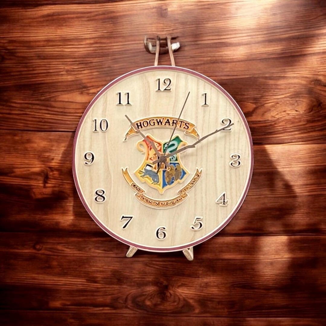 Harry Potter Hogwarts Clock - Etsy