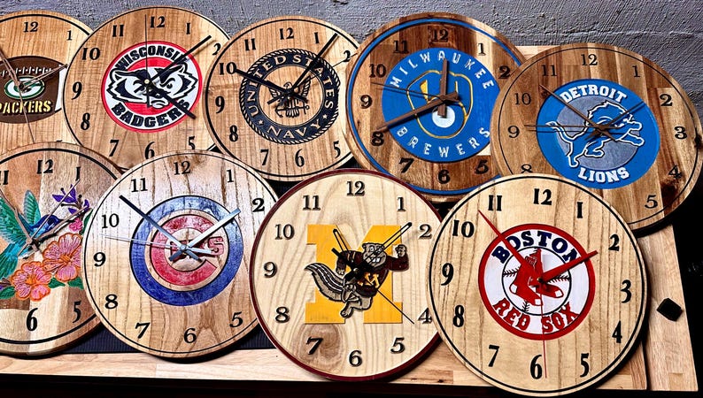 Custom Clocks - Etsy