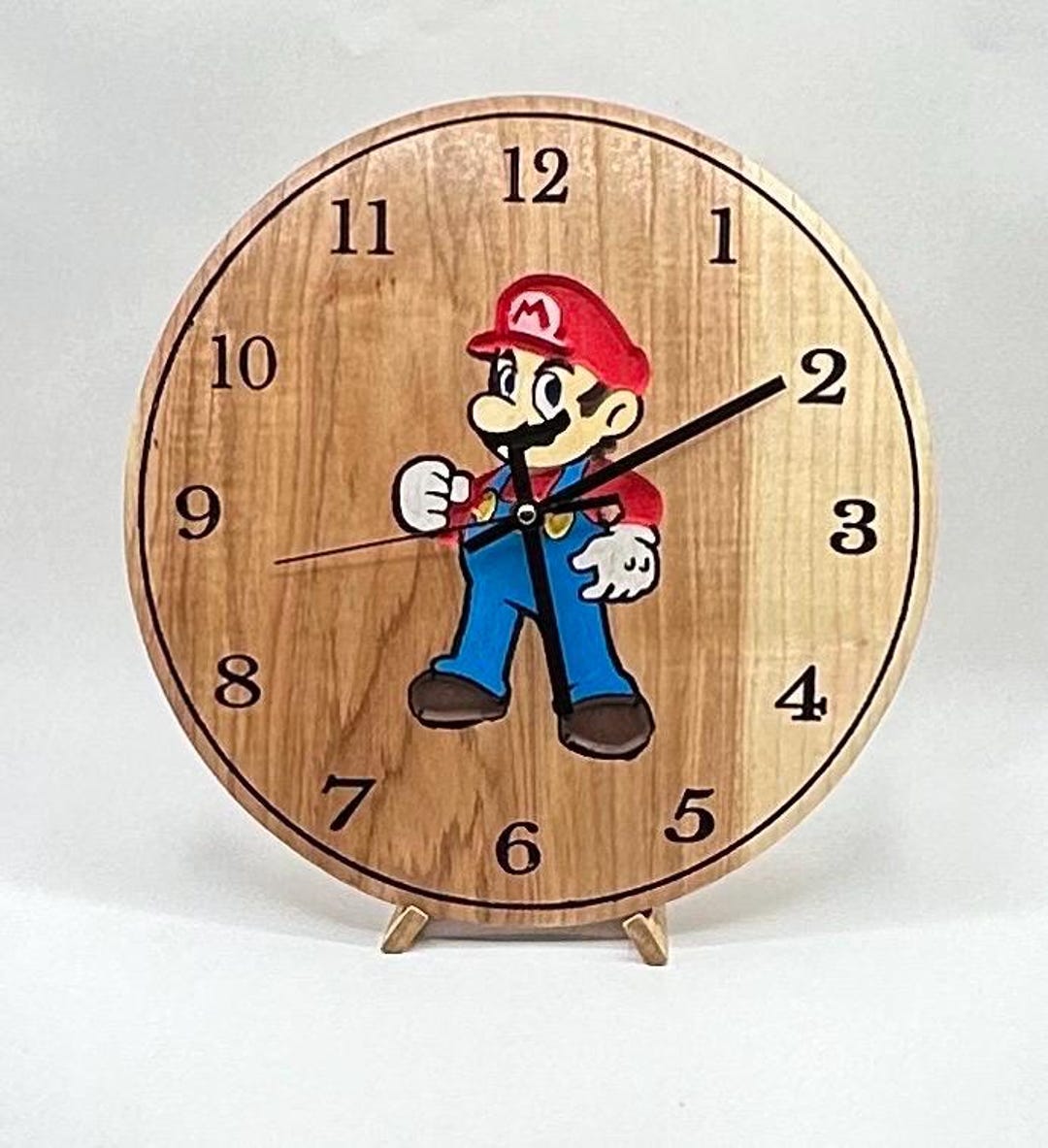 Mario Wooden Clock - Etsy