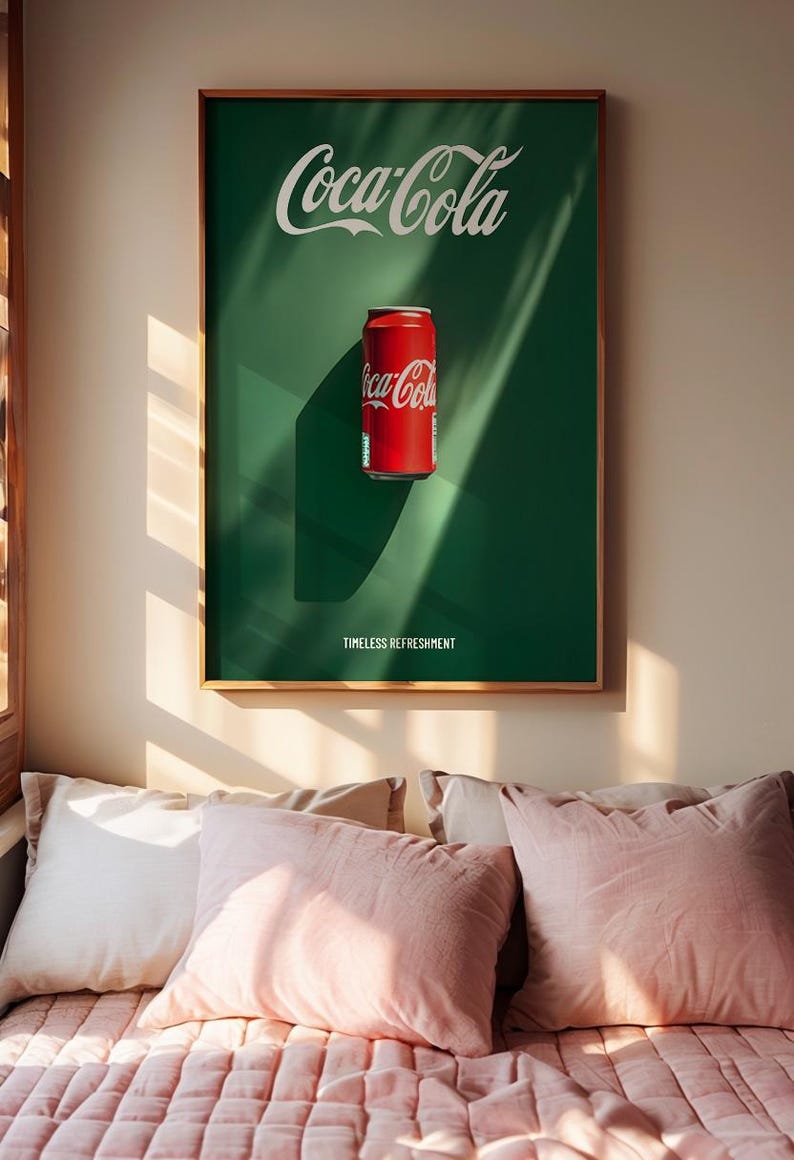 Vintage Coca-cola Matte Poster, Retro Wall Art, Timeless Refreshment ...