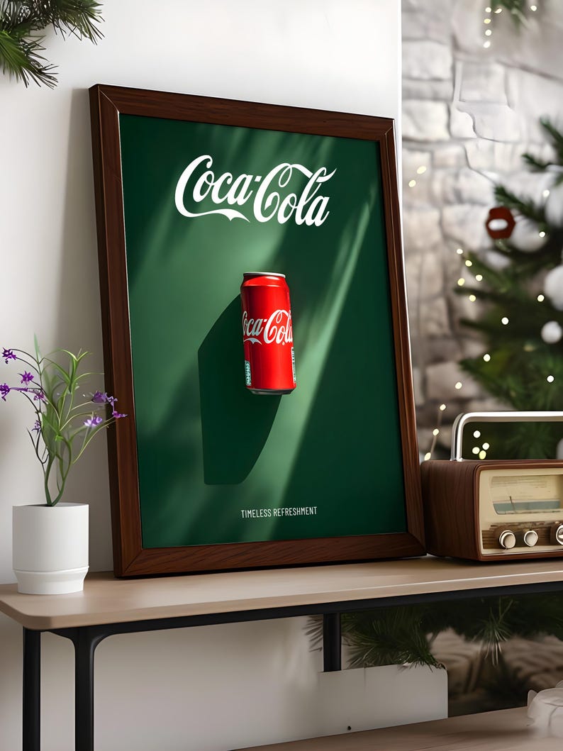 Vintage Coca-cola Matte Poster, Retro Wall Art, Timeless Refreshment ...